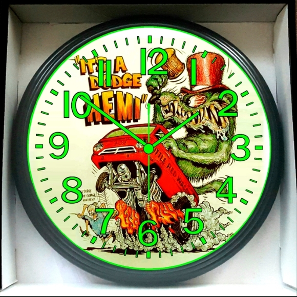 Wall Decor | Green Monster Wall Clock | Poshmark